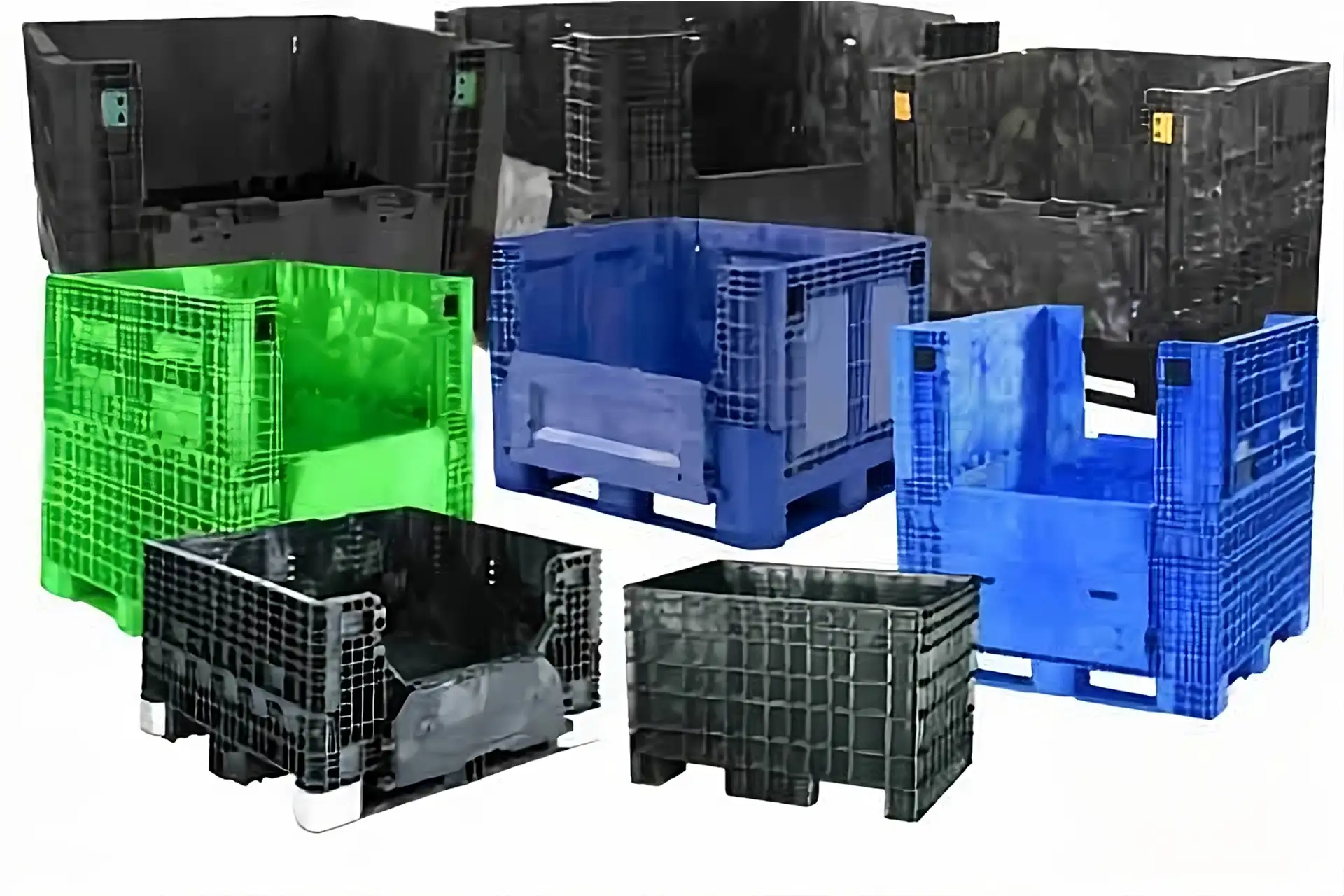 Collapsible Bulk Containers for Storage & Shipping