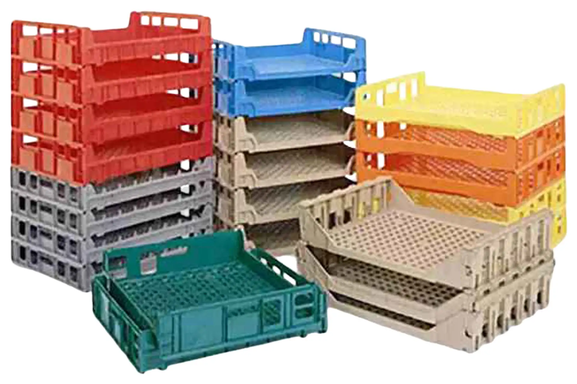 Bakery Trays for Food Processing | Ventilated, Stackable, Food-Safe
